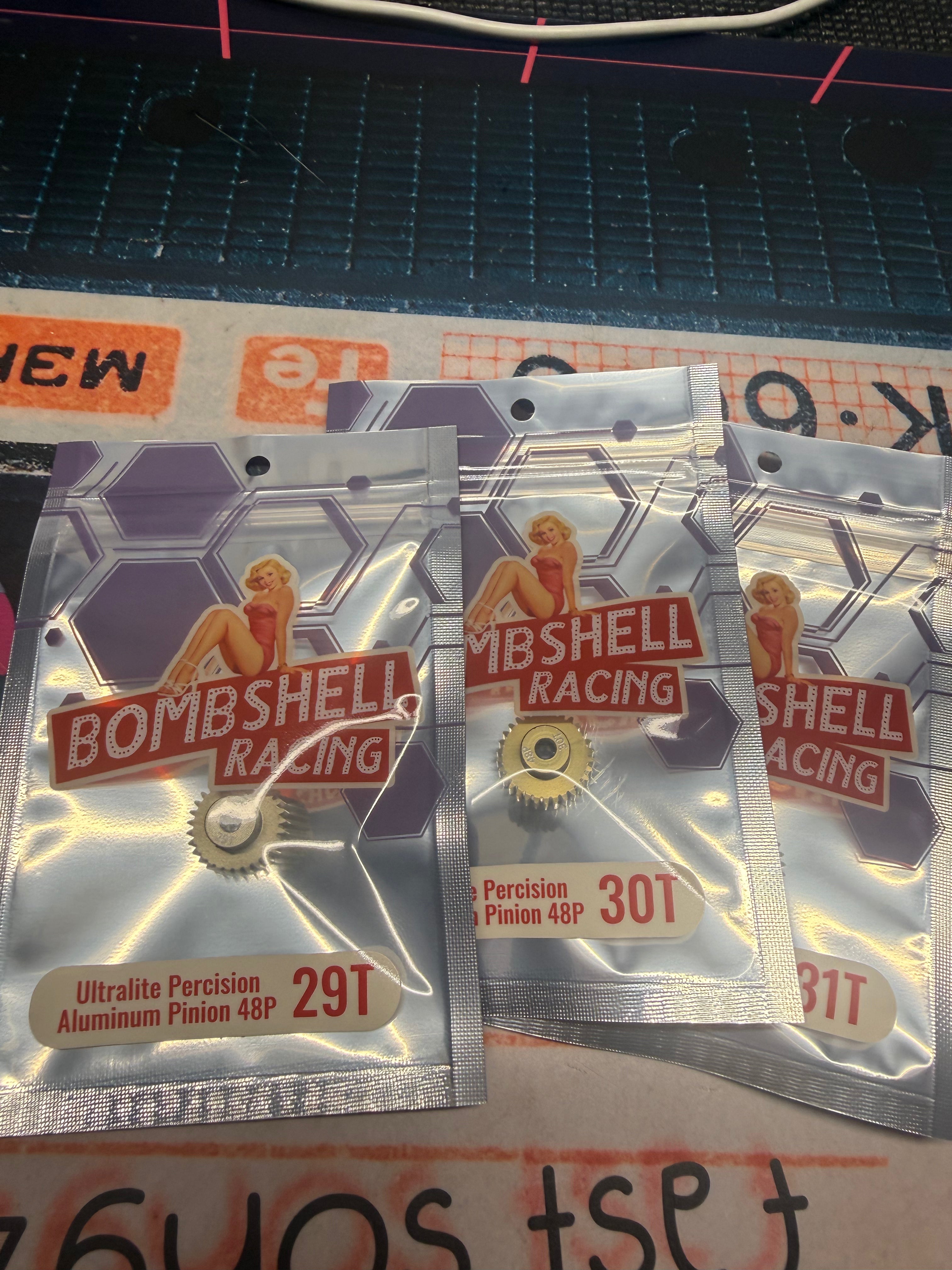 Ultralite Precision Aluminum Pinions – Bombshell Racing